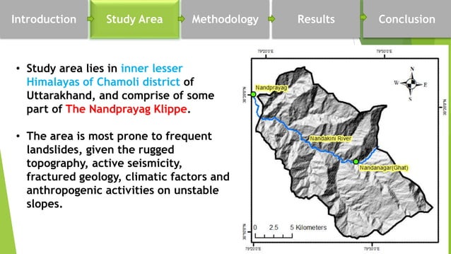 Presentation on dissertation entitled landslide susceptibility mapping | PPTX | Geography | Science