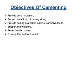 Cement Slurry Design for Oil and Gas Well Cementation | PPTX