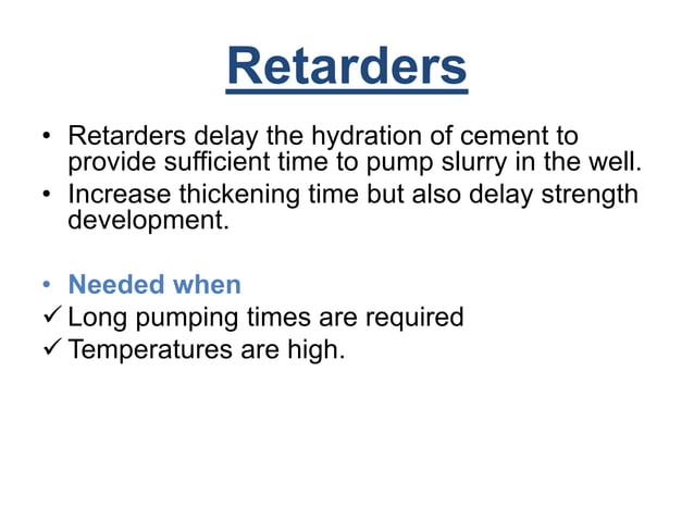 Cement Slurry Design for Oil and Gas Well Cementation | PPTX ...