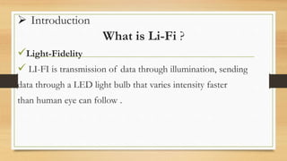 Li-Fi Technology | PPT