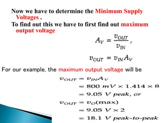 A presentation of design,math and explanation of non inverting | PPTX