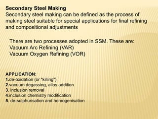 A presentation of summer internship in rourkela steel plant | PPTX