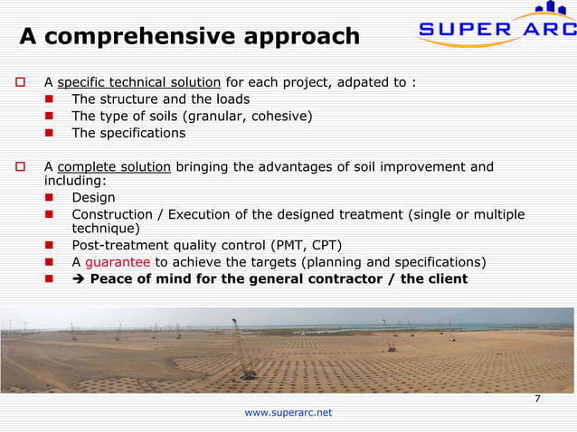 A presentation of the main ground improvement techniques | PPT