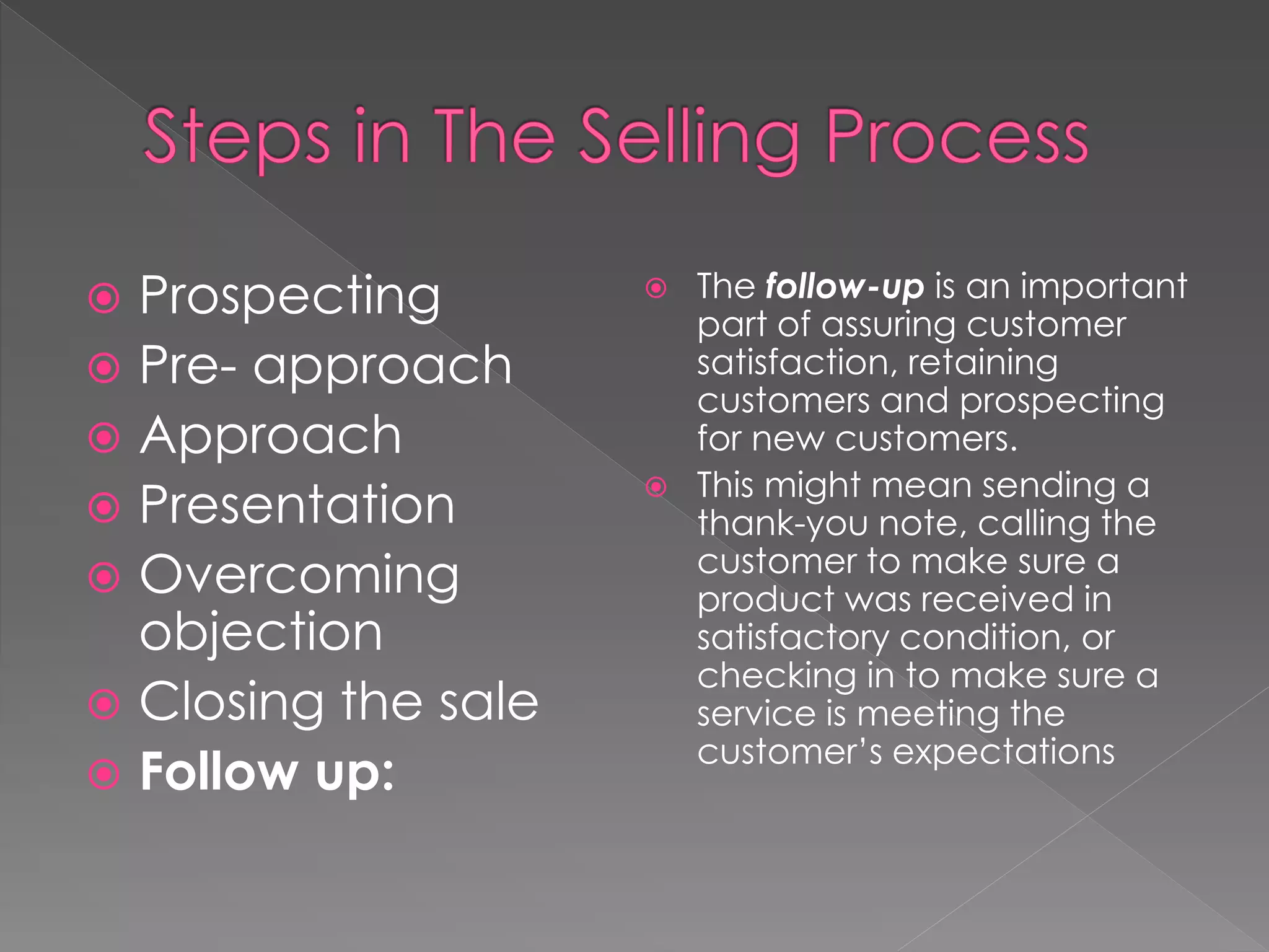 A presentation on personal selling | PPTX | Sales | Business