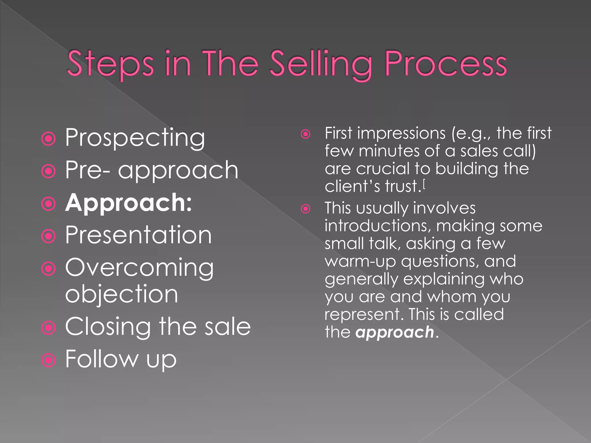 A presentation on personal selling | PPTX | Sales | Business