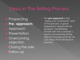 A presentation on personal selling | PPTX | Sales | Business