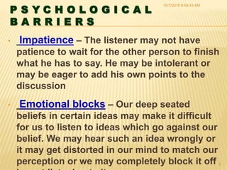 TIPS FOR GOOD LISTENER | PPTX