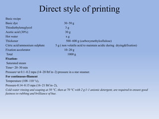 Printing of Acrylic Fabric (bulky fabric printing) | PPTX