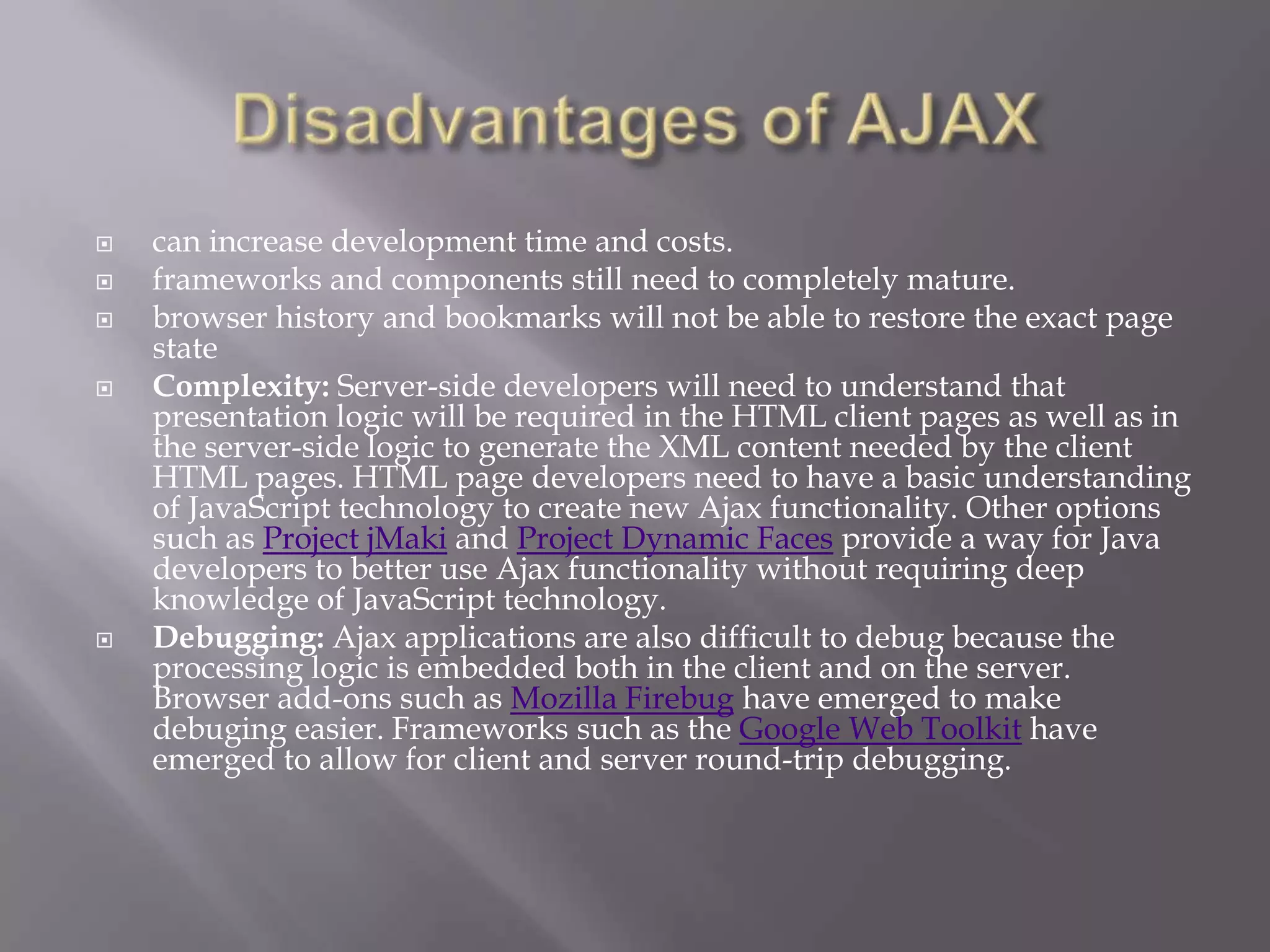 My Presentation On Ajax | PPT