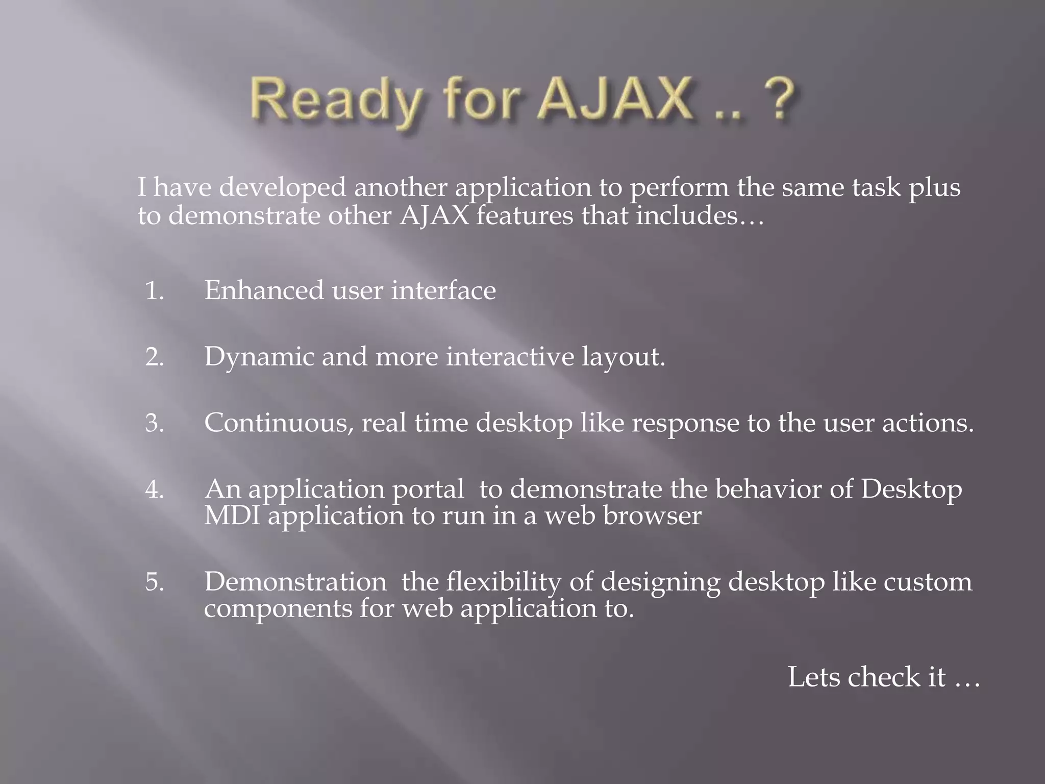 My Presentation On Ajax | PPTX