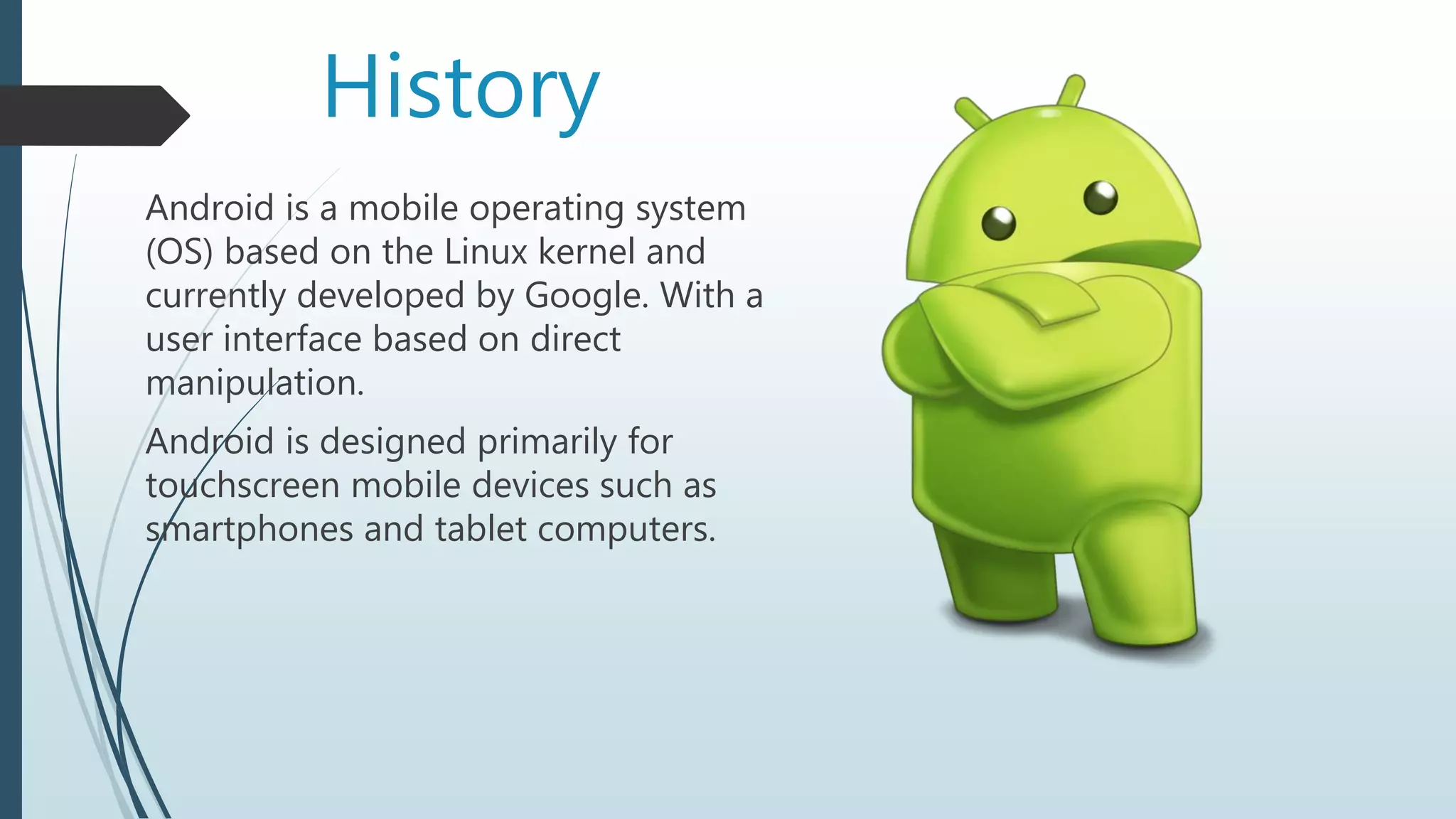 A presentation on android OS | PPT