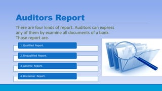 A presentation on bank audit | PPTX
