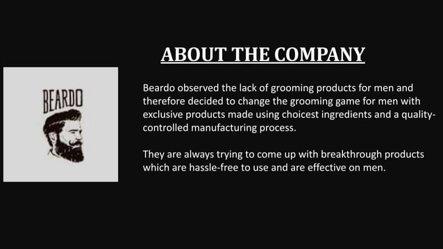 A PRESENTATION ON BEARDO.pptx