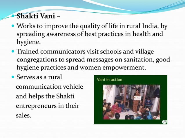 A presentation on e choupal and shakti project | PPT