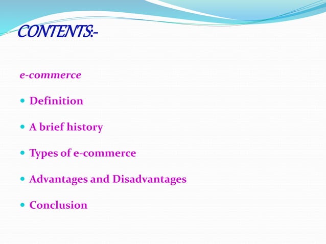 A presentation on e commerece | PPTX | Internet | Computing