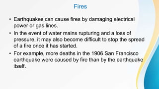 A presentation on earthquake | PPTX