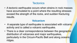 A presentation on earthquake | PPTX