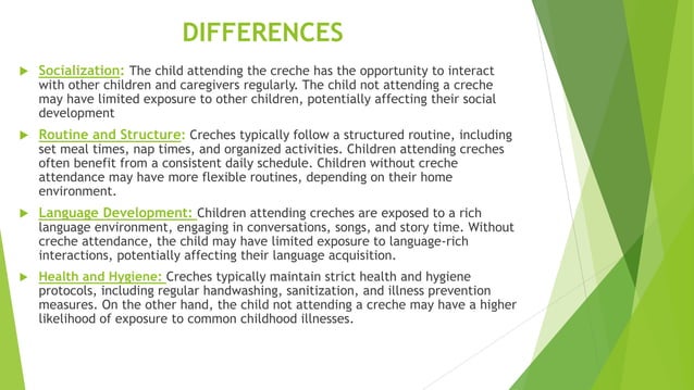 Creche and Non Creche Child compare.pptx