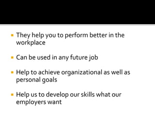 A presentation on employability skills | PPTX