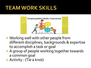 A presentation on employability skills | PPTX
