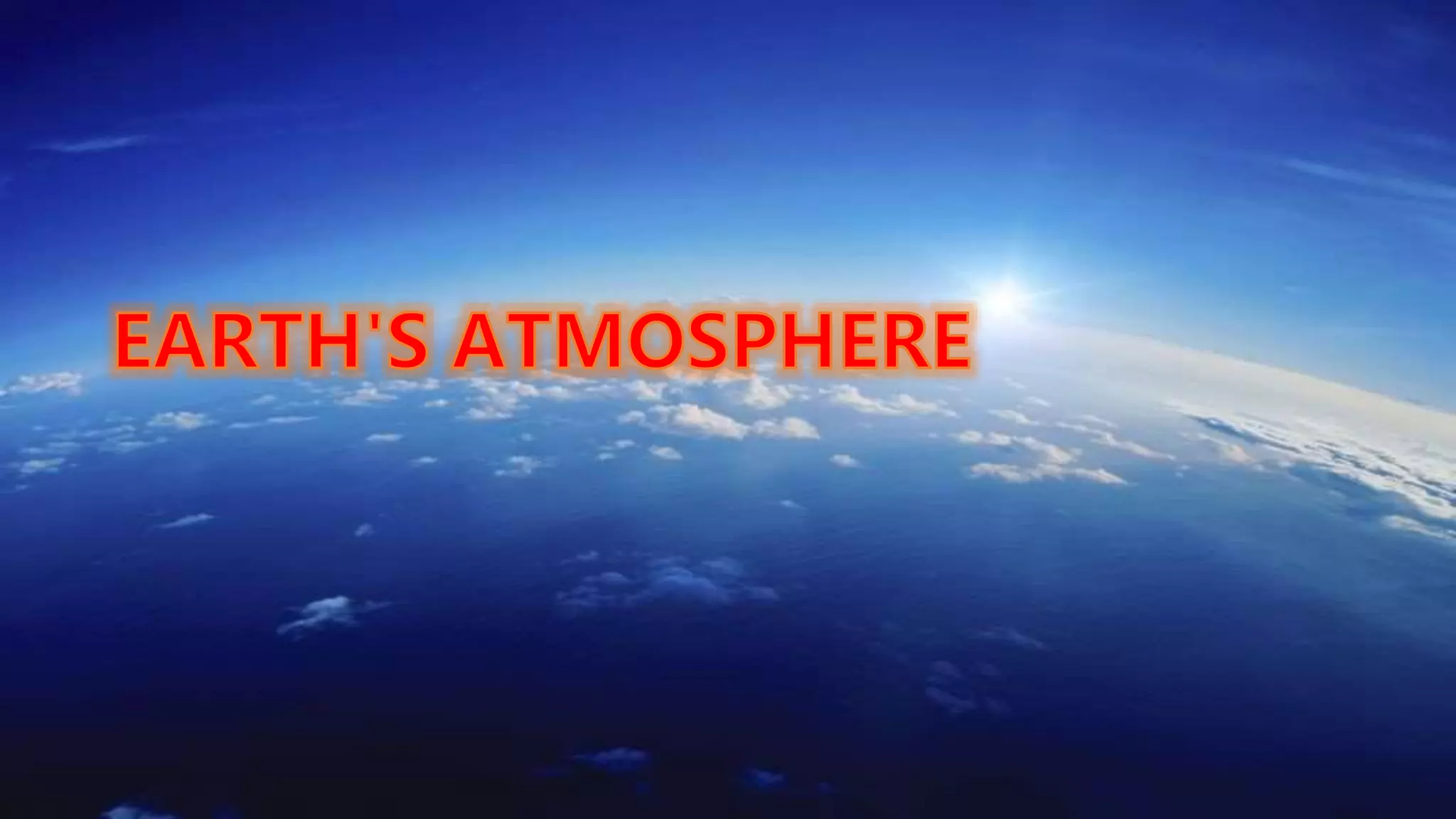 Presentation on atmosphhere and its various layers. | PPTX