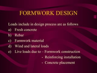 A presentation on Formwork | PPT