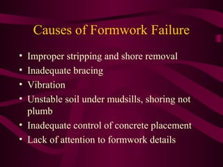 A presentation on Formwork | PPT