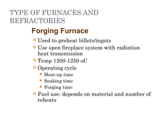 A presentation on furnaces and refractories by stead fast engineers | PPT