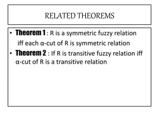 A presentation on fuzzy equivalence relations | PPTX