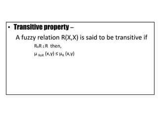 A presentation on fuzzy equivalence relations | PPT