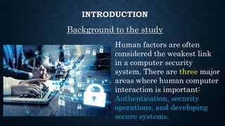 A presentation on graphical passwords | PPT