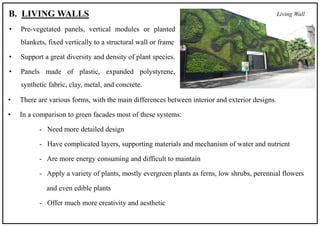 A presentation on green roofs and green walls | PDF