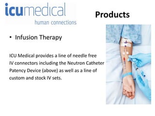 A presentation on ICU Medical | PPTX