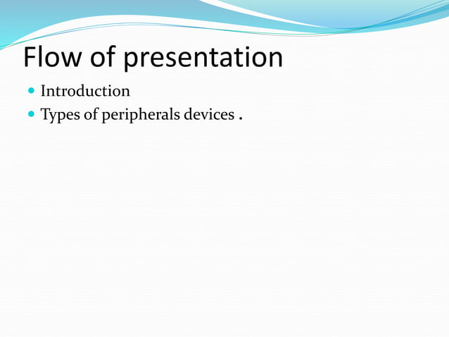 A presentation on input and output device | PPTX | Computer Peripherals ...
