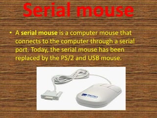 A presentation on input devices | PPTX