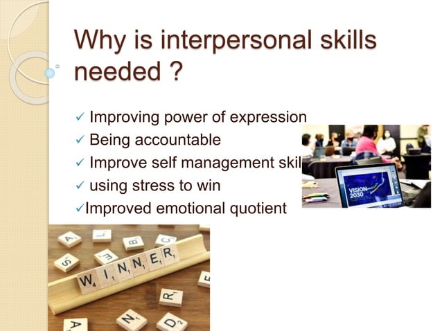 A presentation on interpersonal skills | PPTX