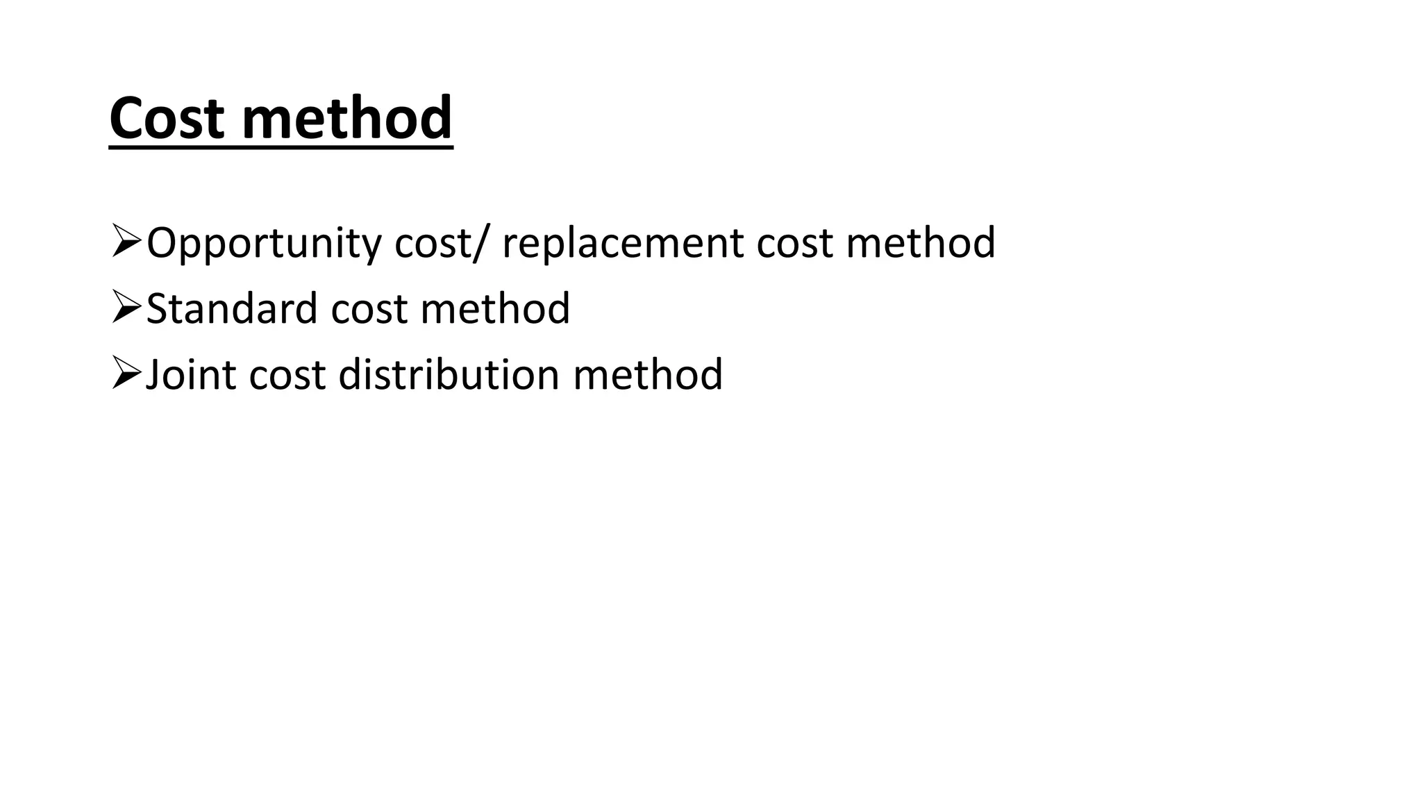 A presentation on joint product and by product costing | PPTX