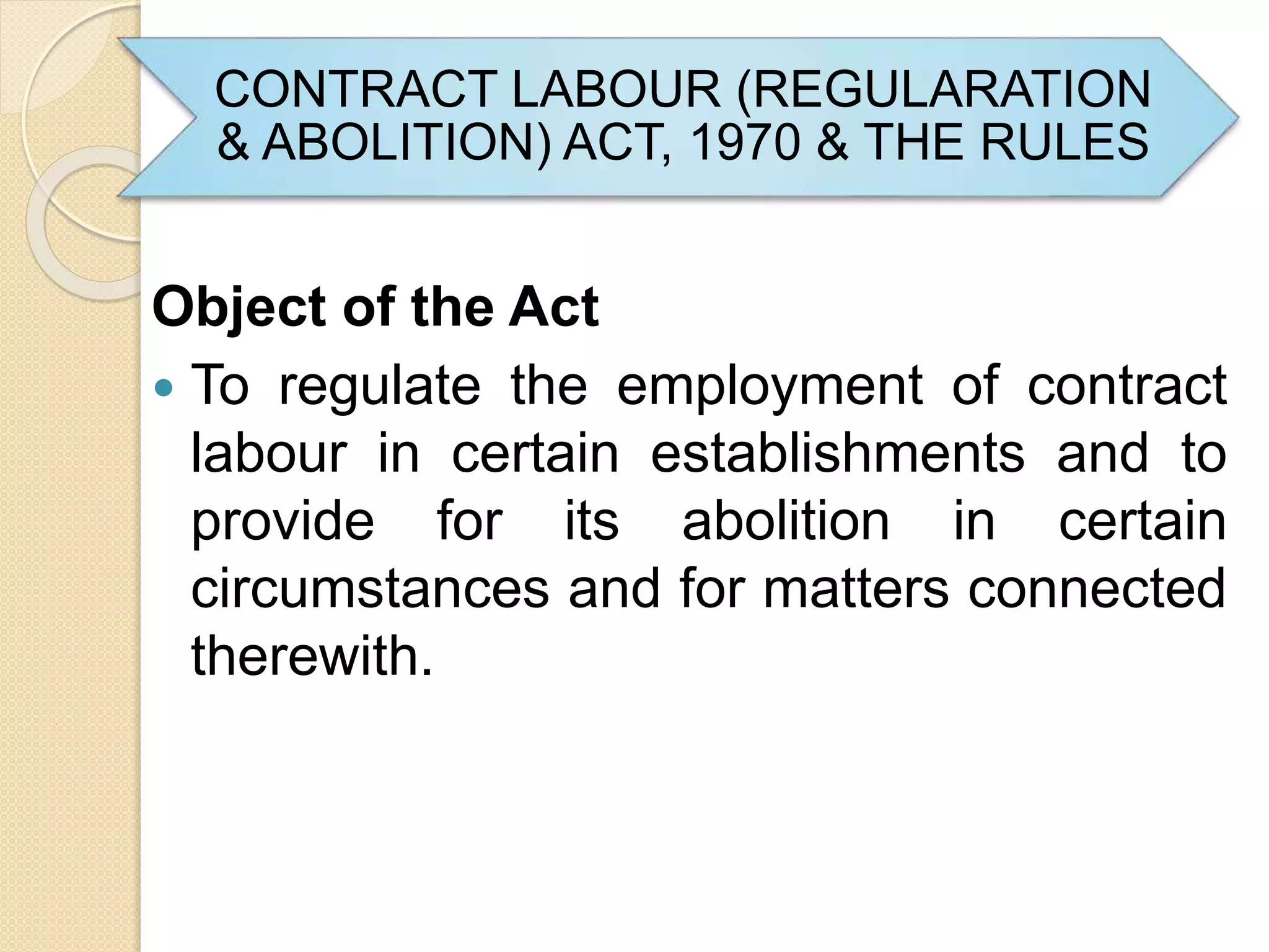 A presentation on labour laws compliances | PPTX