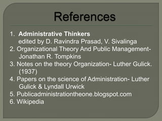 Luther Gulick | PPTX