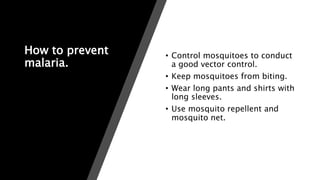 A presentation on Malaria.pptx