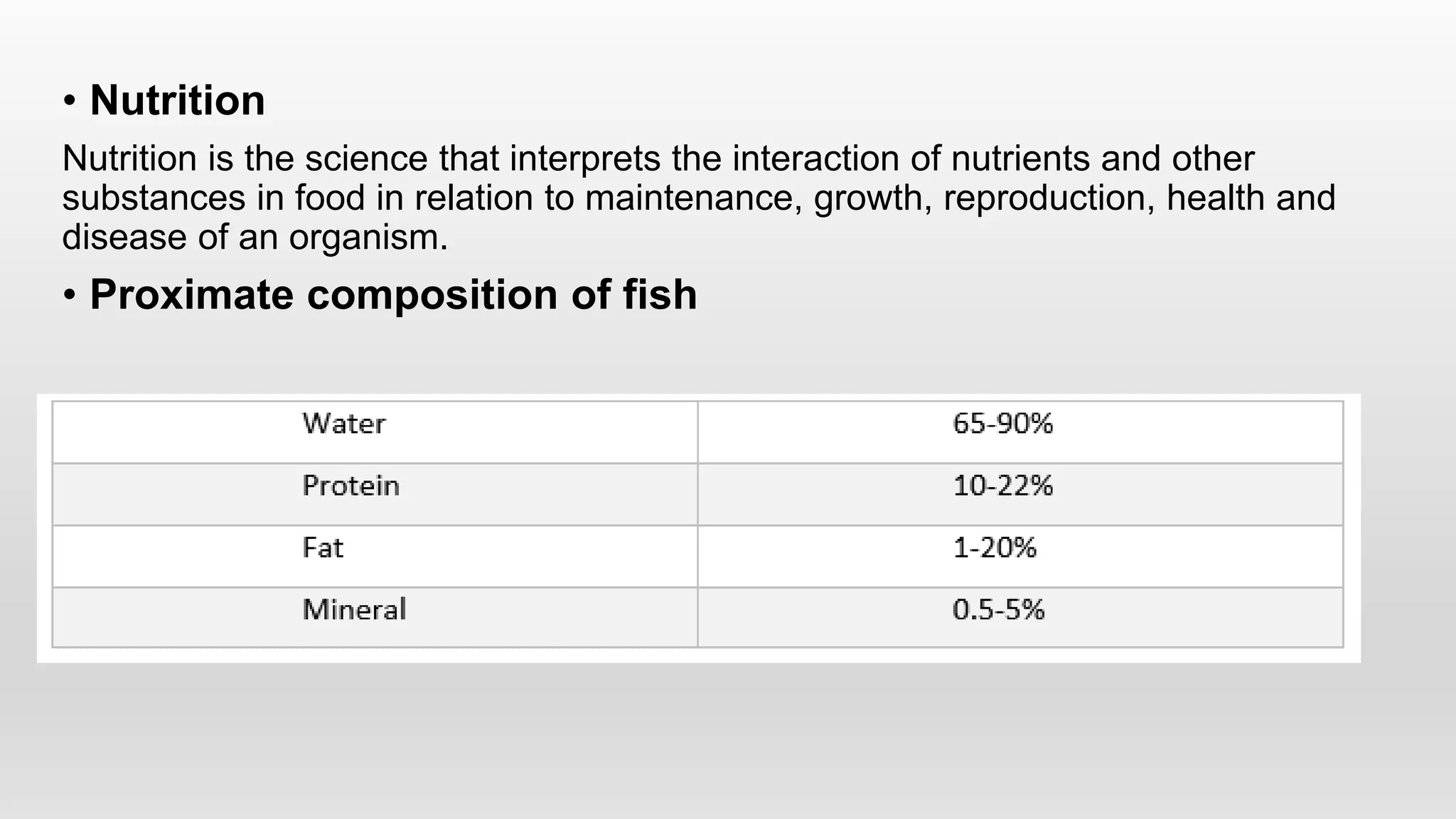 A presentation on nutritional pathology of fish & shriamp; | PPTX