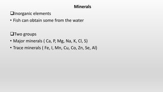 A presentation on nutritional pathology of fish & shriamp; | PPTX