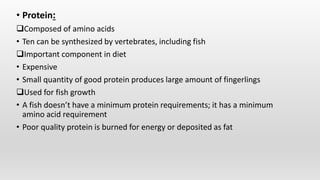 A presentation on nutritional pathology of fish & shriamp; | PPTX