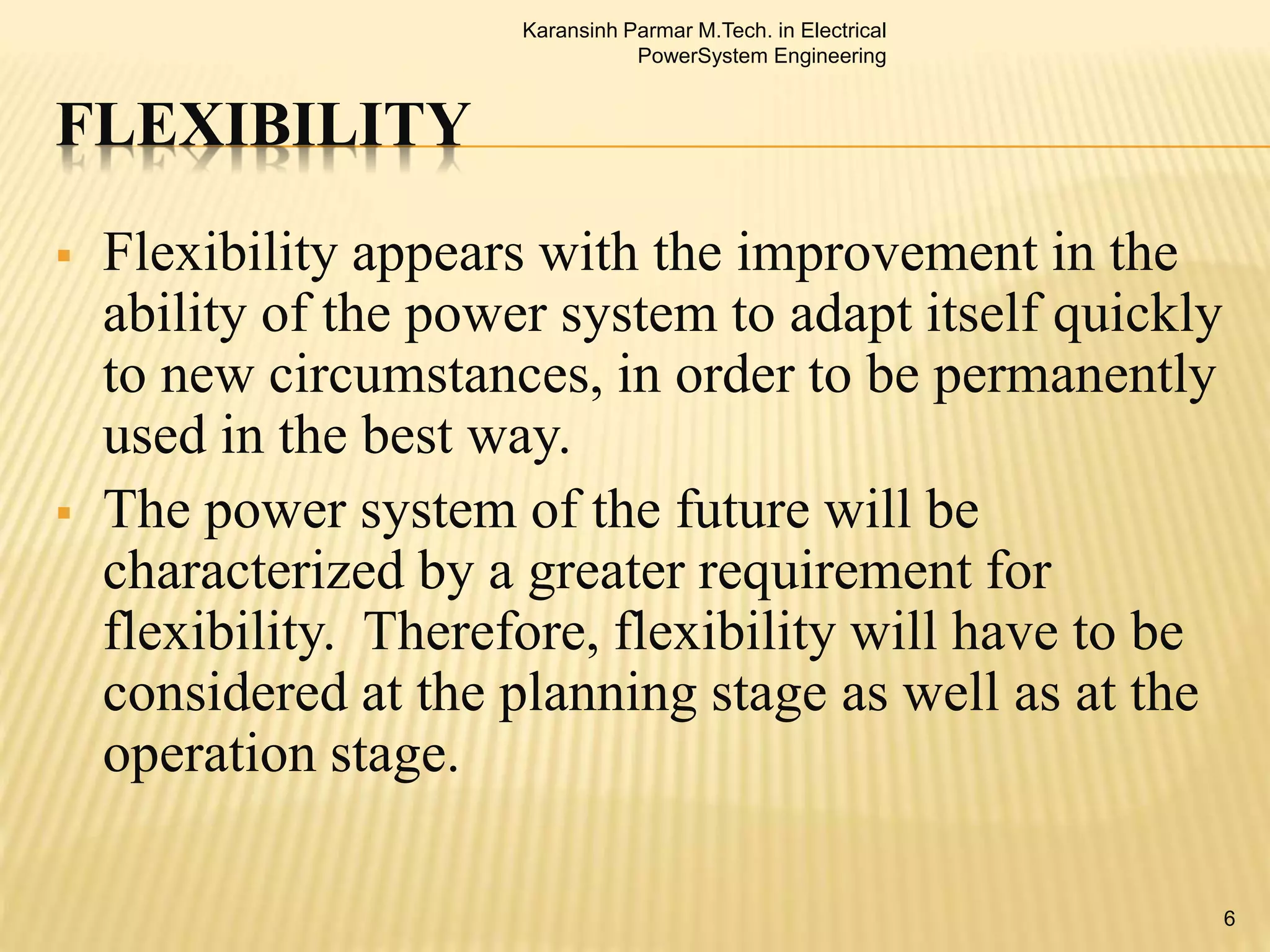 A presentation on power system reliability | PPTX