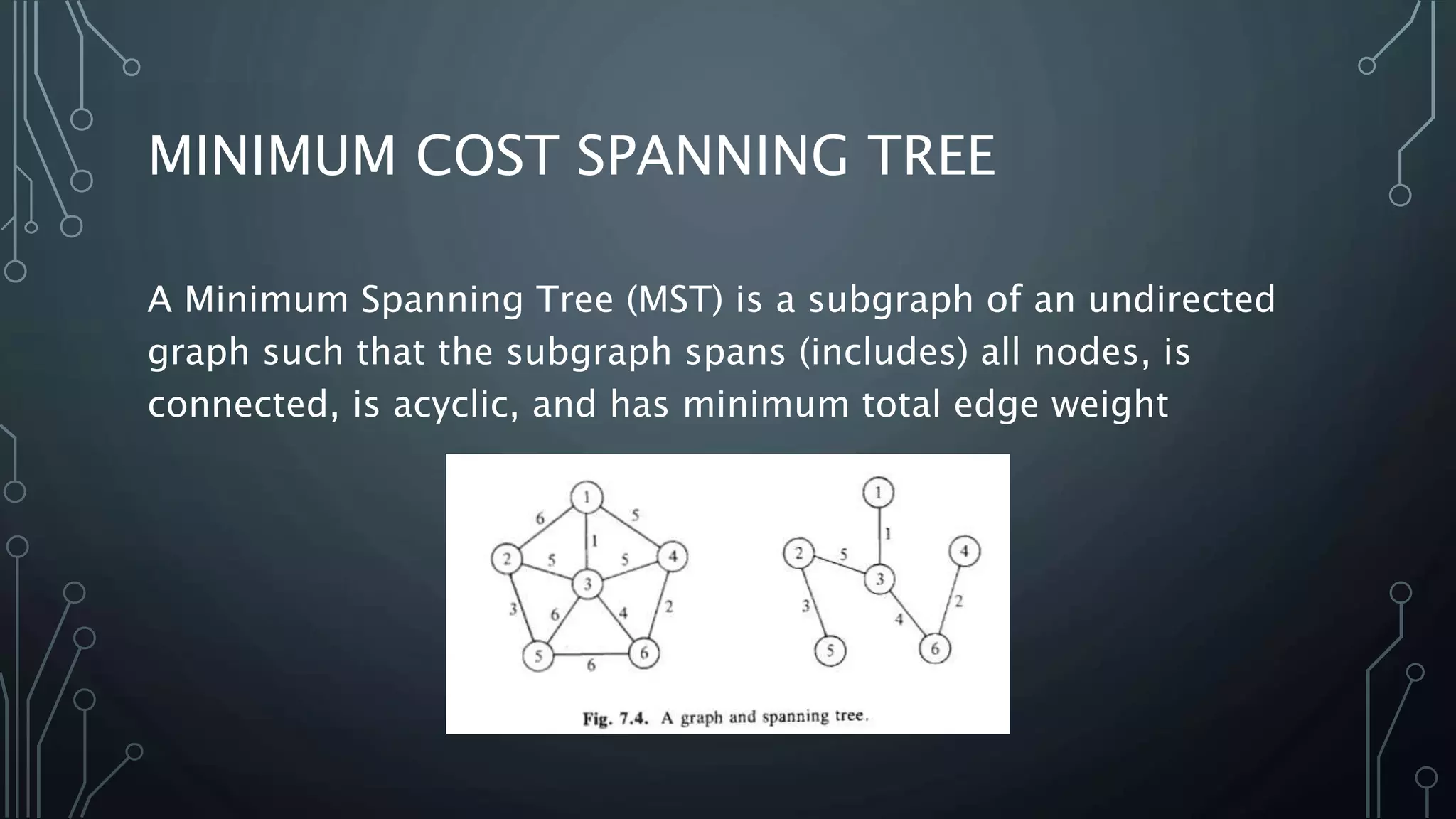 A presentation on prim's and kruskal's algorithm | PPTX