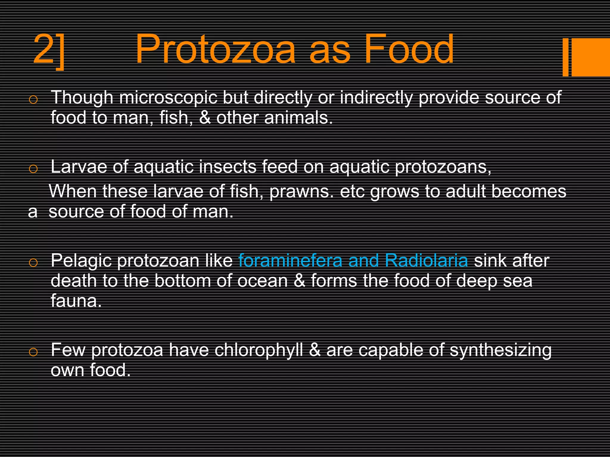 A presentation on Economic importance of protozoan | PPTX