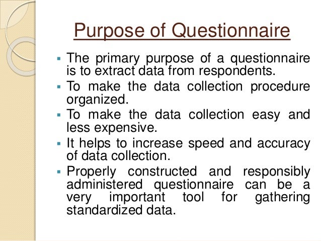 A Presentation on Questionnaire - Arifa Rahman