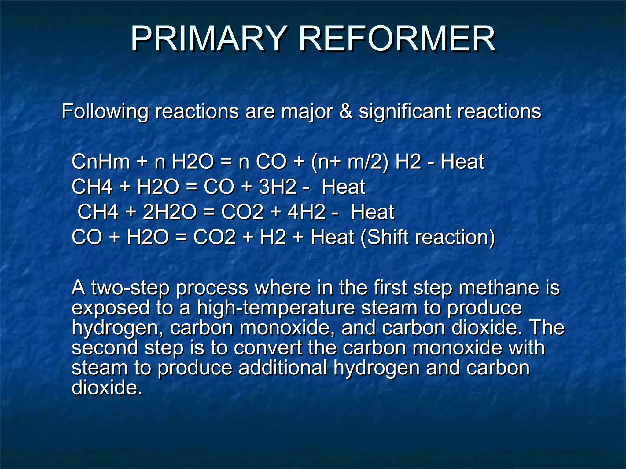 A presentation on reformer new | PPT