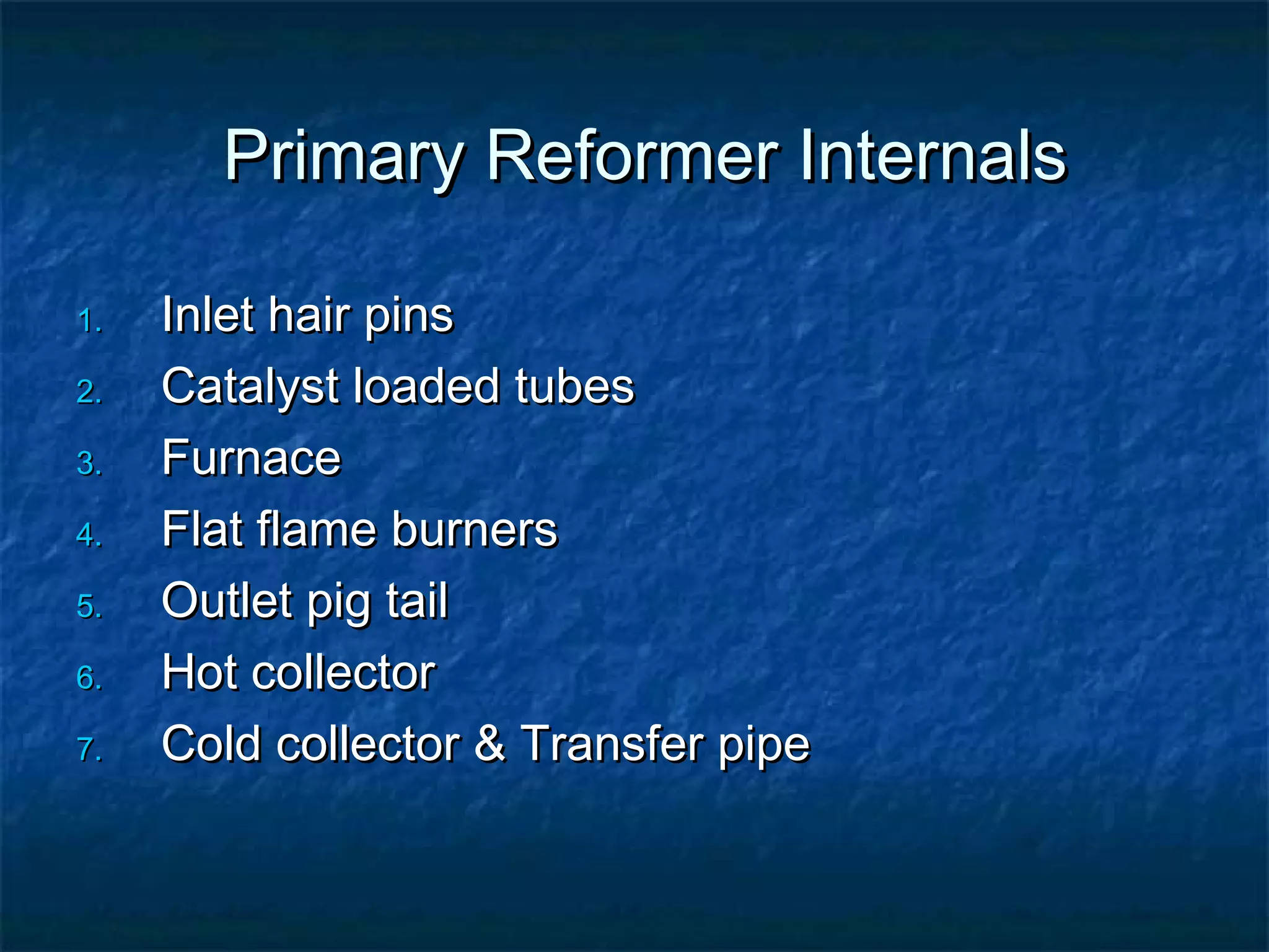 A presentation on reformer new | PPT