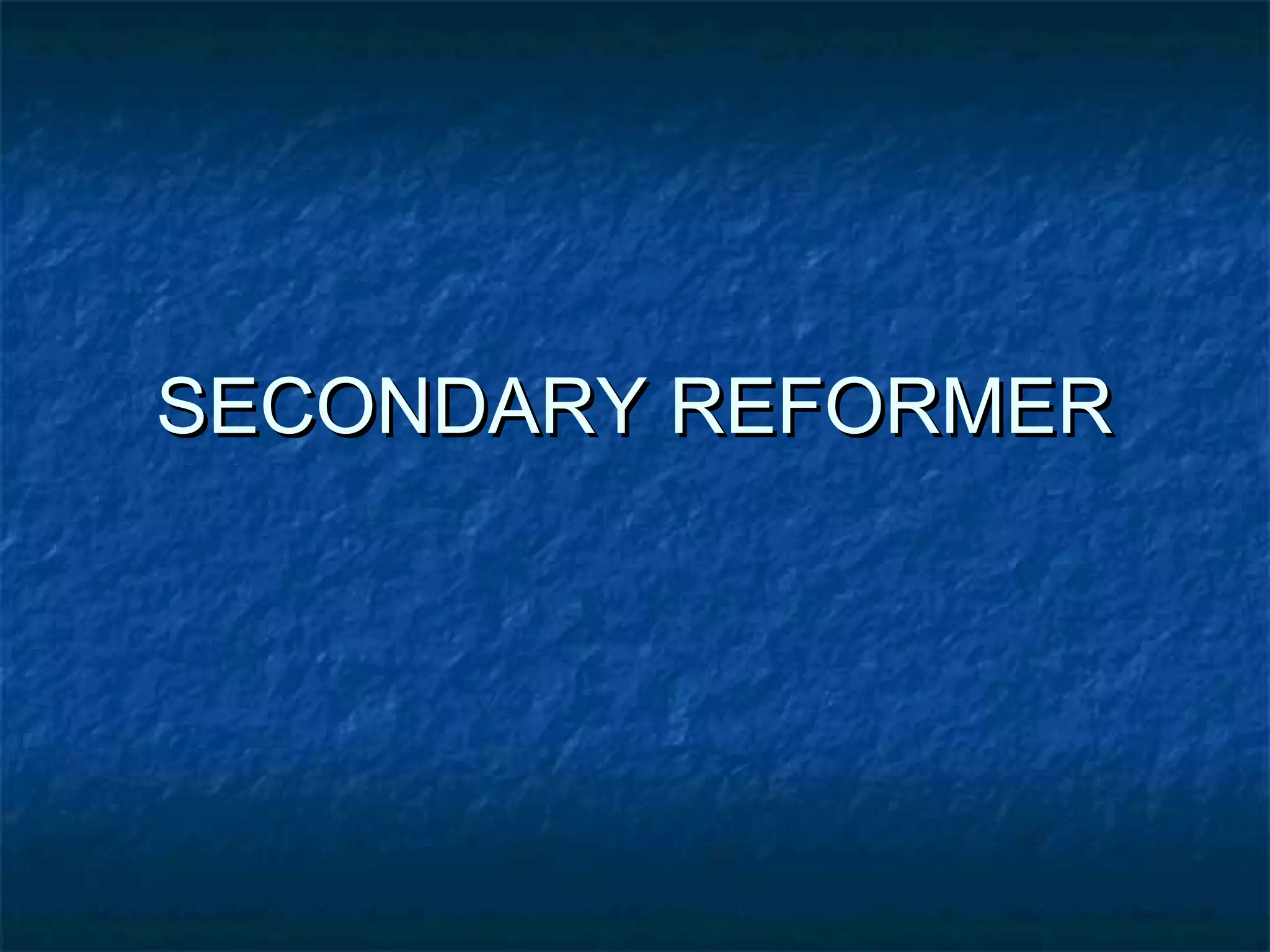 A presentation on reformer new | PPT